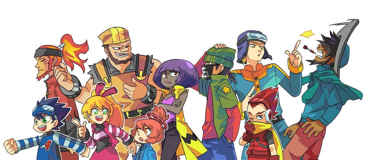 Mighty No. 9 Humanized | Gijinka / Moe Anthropomorphism | Know Your Meme