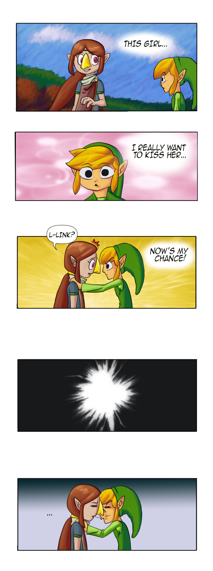 The reality of kissing a Rito. | The Legend of Zelda | Know Your Meme