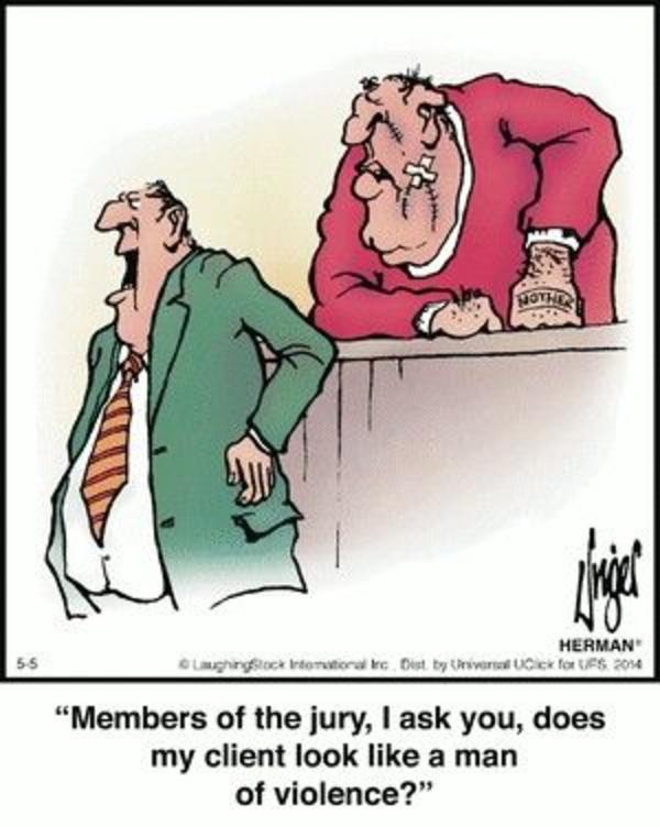 When someone's trying really hard not to look guilty but still looks ...