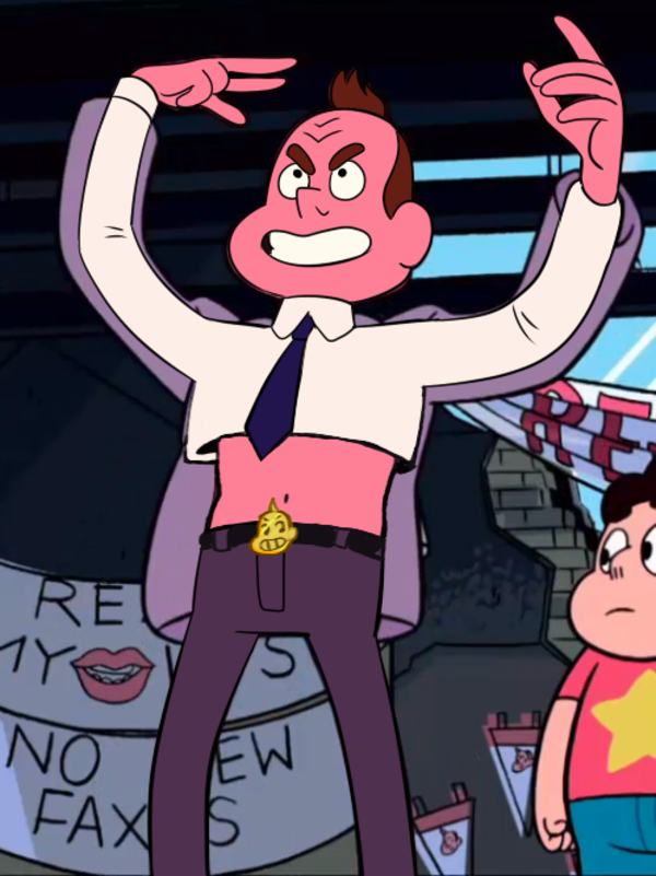 Mayor Dewey the Midriff | Steven Universe | Know Your Meme