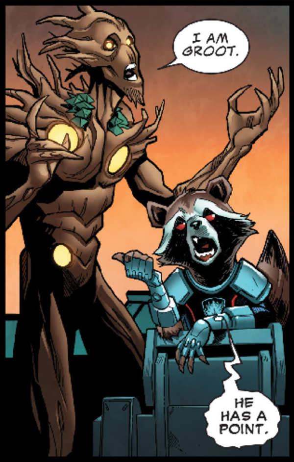 He has a point | I Am Groot | Know Your Meme