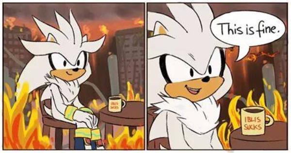 This is fine | Sonic the Hedgehog | Know Your Meme