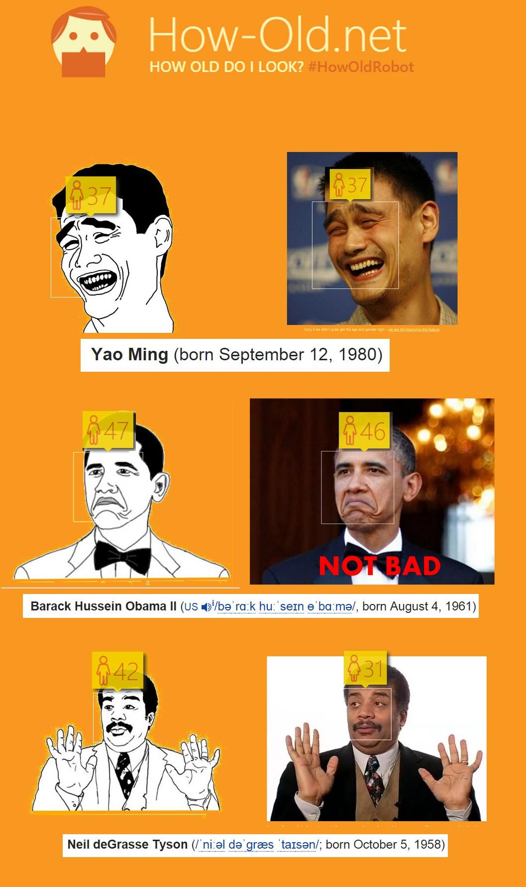 The age of memes | How-Old.net | Know Your Meme