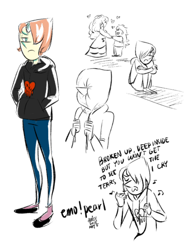 Emo Pearl by cinnamintcherry | Steven Universe | Know Your Meme