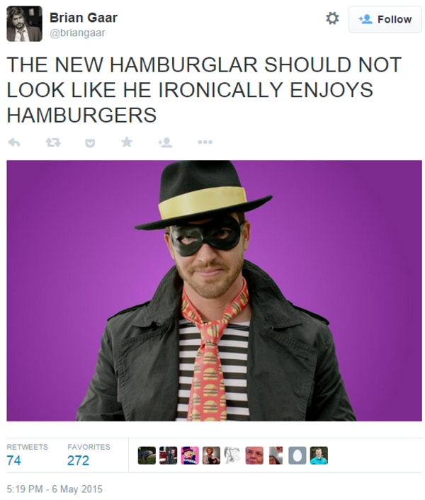 Ironically Enjoys Hamburgers | Hipster Hamburglar | Know Your Meme