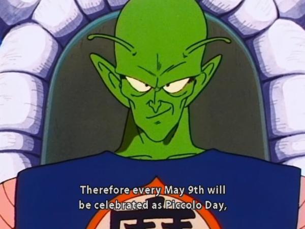 Happy Piccolo Day | Dragon Ball | Know Your Meme