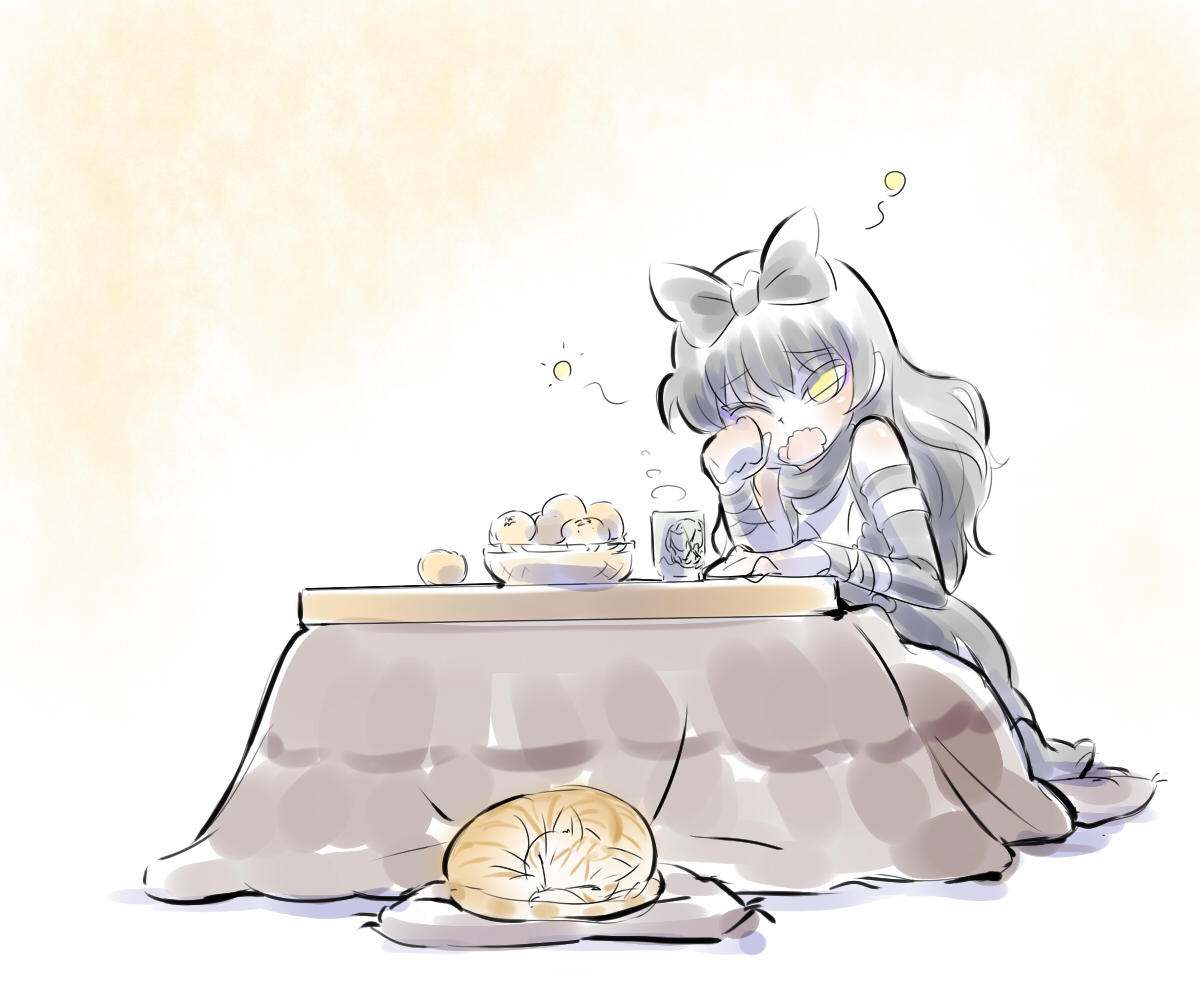 Sleepy at the kotatsu | RWBY | Know Your Meme