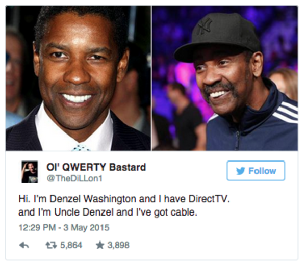 @TheDillon1's Tweet | Uncle Denzel | Know Your Meme