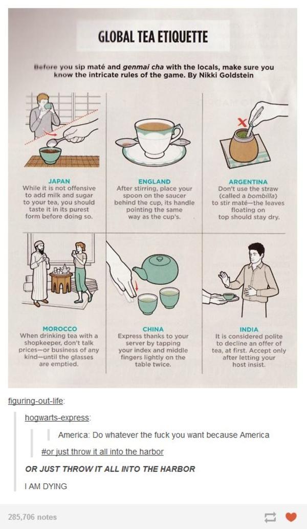 Tea Ettiquette | Tumblr | Know Your Meme