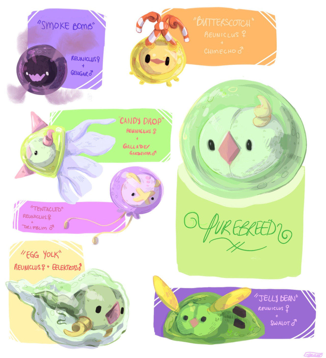 Solosis variations | Pokemon Variants | Know Your Meme