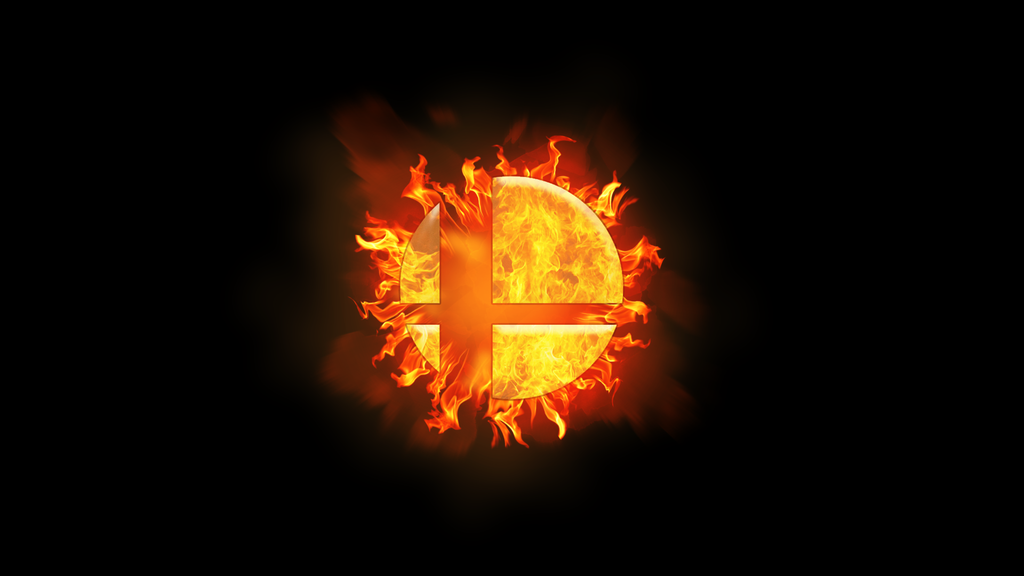 Fiery Smash Logo; It's Hot! | Super Smash Brothers | Know Your Meme