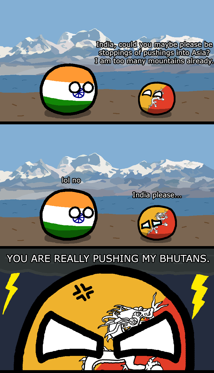 Scumbag India's tectonic plac | Polandball | Know Your Meme