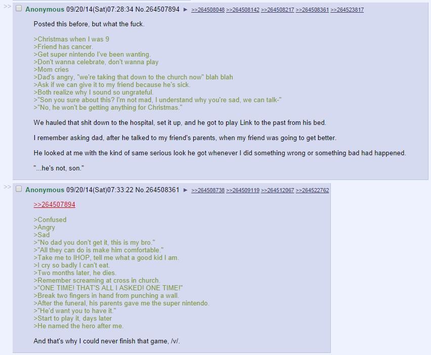 Could never finish the game | Greentext Stories | Know Your Meme