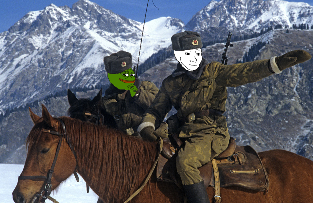 Defending the Border. | Wojak | Know Your Meme
