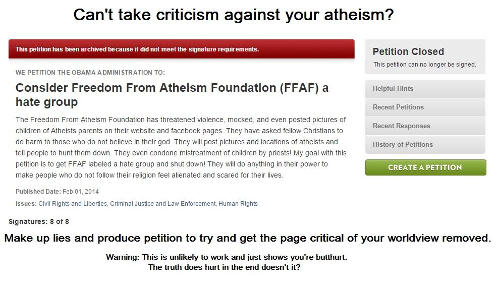 Freedom From Atheism Foundation attacked by insecure atheists | Atheism ...