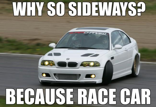 Simply because. | BECAUSE RACE CAR | Know Your Meme