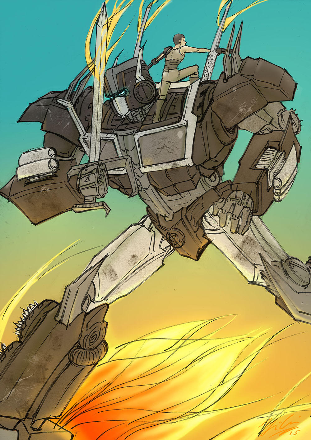 Mad Max/Transformers crossover: Furiosa and The War Rig (she) | Mad Max ...