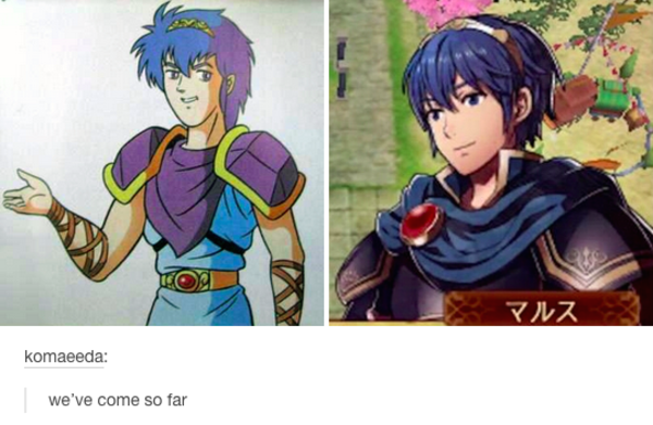 The evolution of Marth | Fire Emblem | Know Your Meme