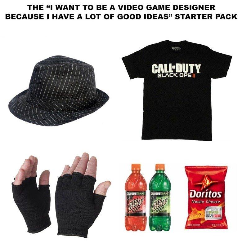 Video Game designer | Starter Packs | Know Your Meme