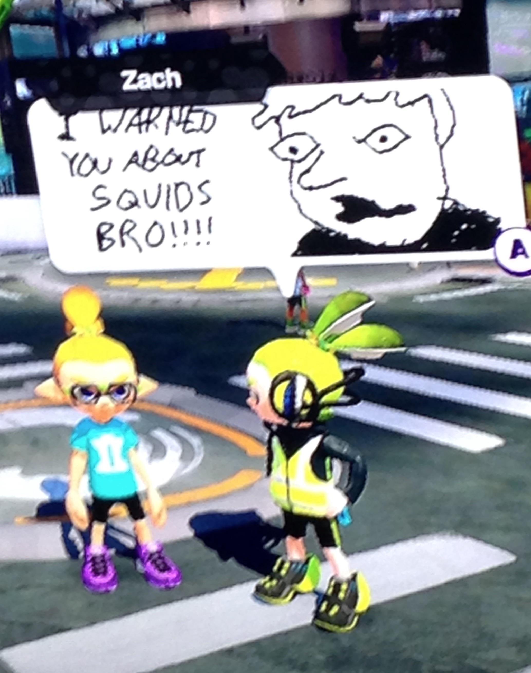 Squids, bro | Splatoon | Know Your Meme