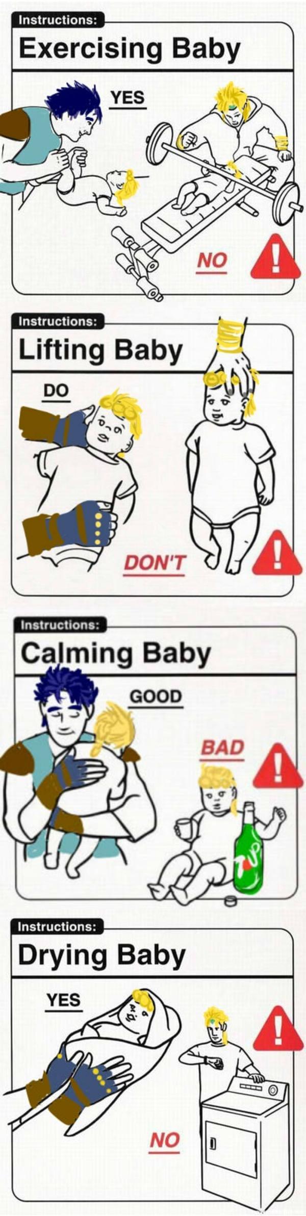 The good dad and the mudad. | JoJo's Bizarre Adventure | Know Your Meme