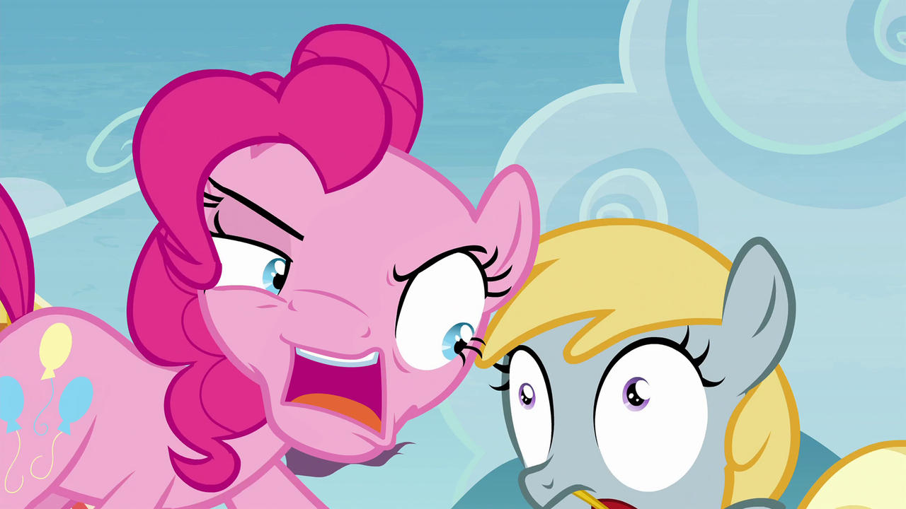 Chirpy Hooves getting scarred for life by Pinkie Pie | My Little Pony ...