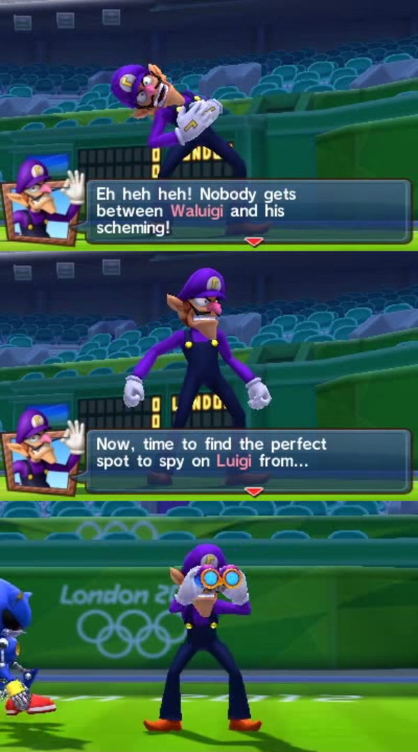 Waluigi is always watching | Waluigi | Know Your Meme