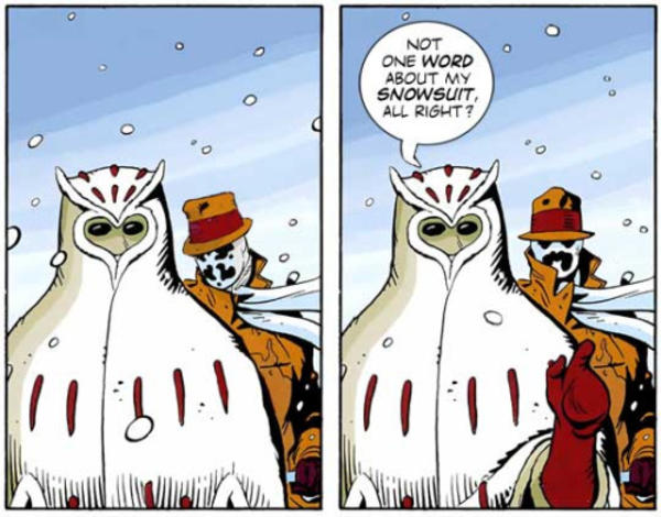 Not one word about my Snowsuit | Watchmen | Know Your Meme