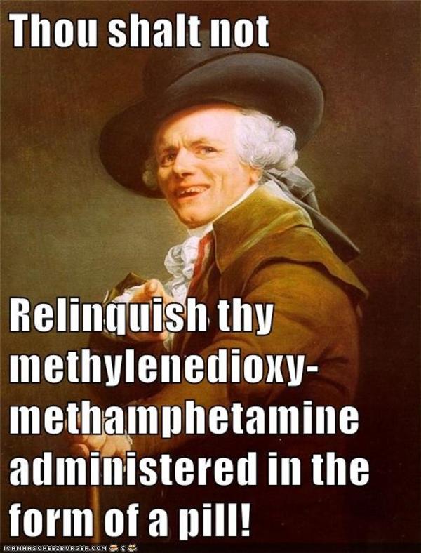 Thou shalt not relinquish | Joseph Ducreux / Archaic Rap | Know Your Meme