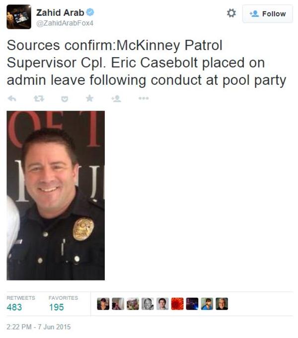 Zahid Arab Tweet | 2015 Texas Pool Party Incident | Know Your Meme