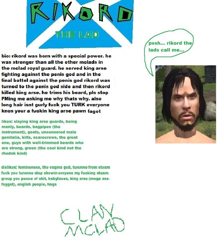 Rikord The Lad | Clan McLad/Rikord McLad | Know Your Meme