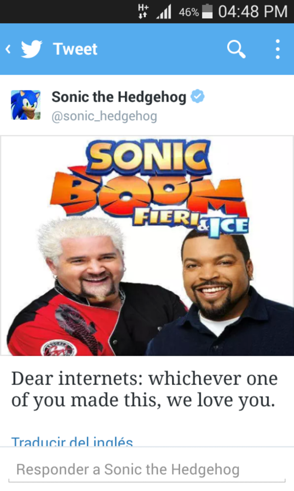 Fire & Ice | @Sonic_Hedgehog | Know Your Meme