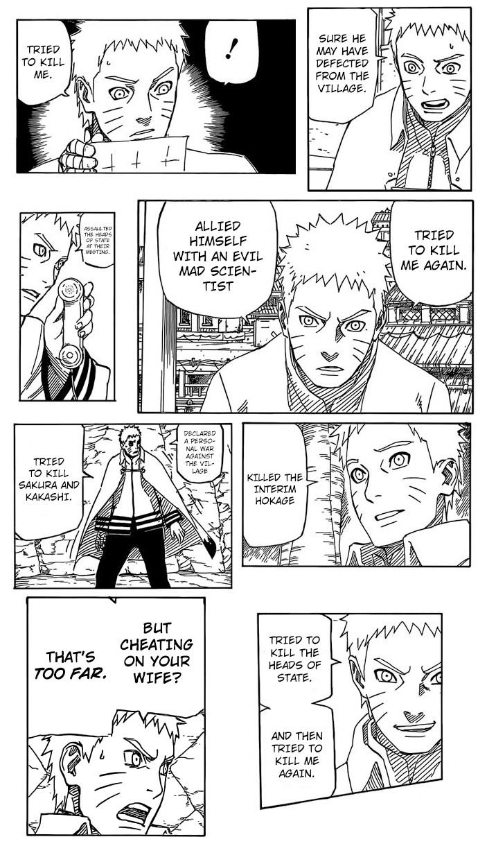 That's over the line pal! | Naruto | Know Your Meme