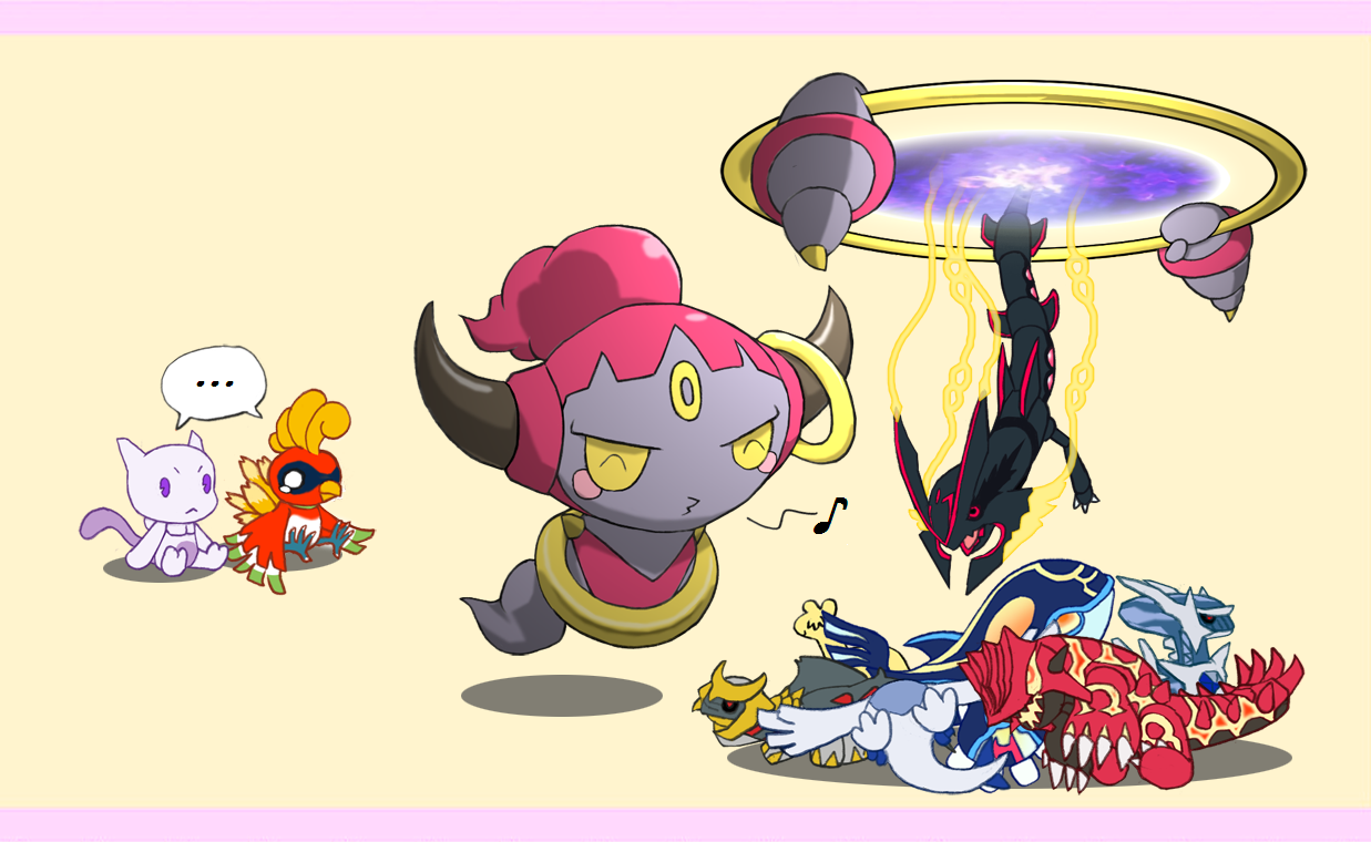 Hoopa spawning some Legendaries | Pokémon | Know Your Meme