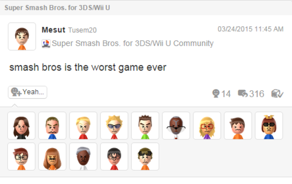 nice b8 | Super Smash Brothers | Know Your Meme