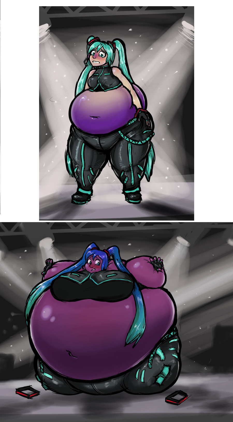 Berry Miku By SeigaSeigas Body Inflation Know Your Meme