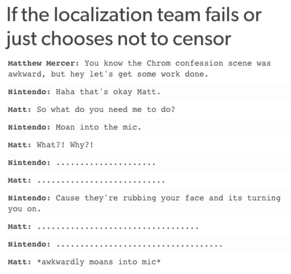 The Localization | Fire Emblem | Know Your Meme