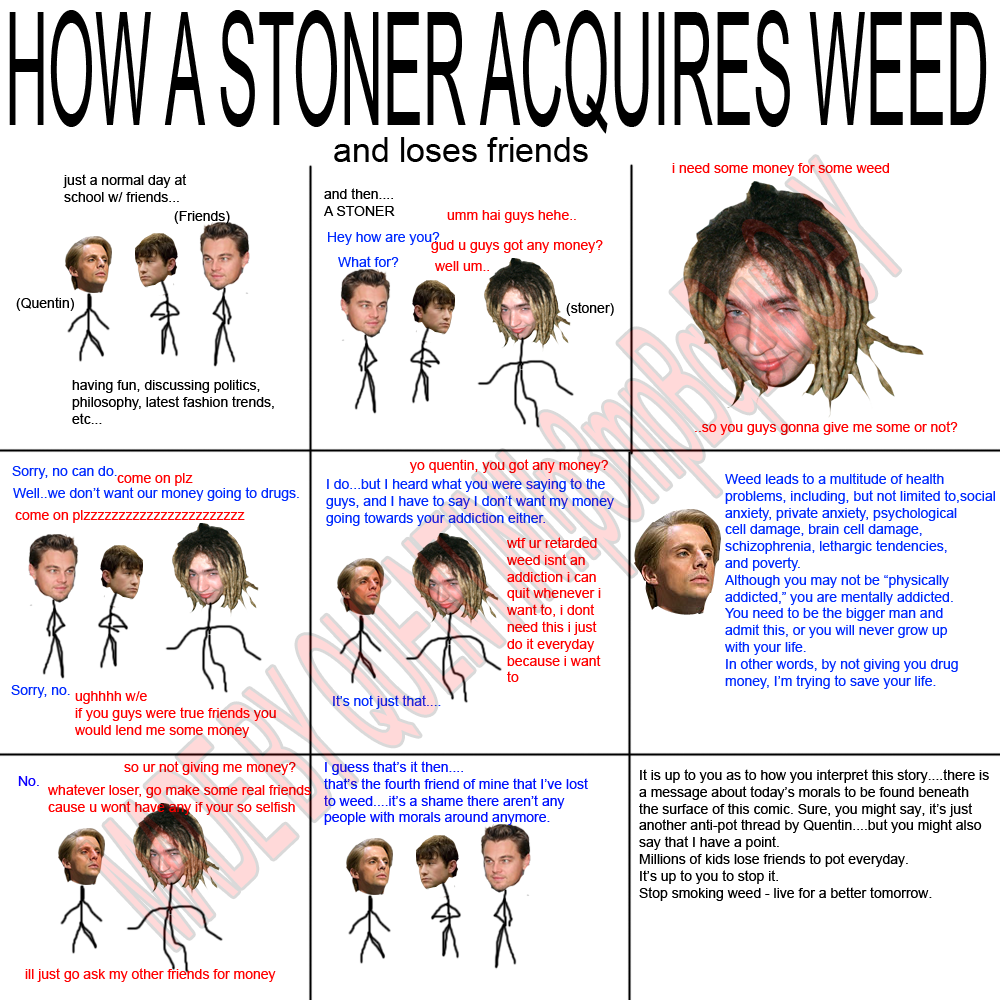 How stoners get weed | Calle Borjesson / Quentin | Know Your Meme