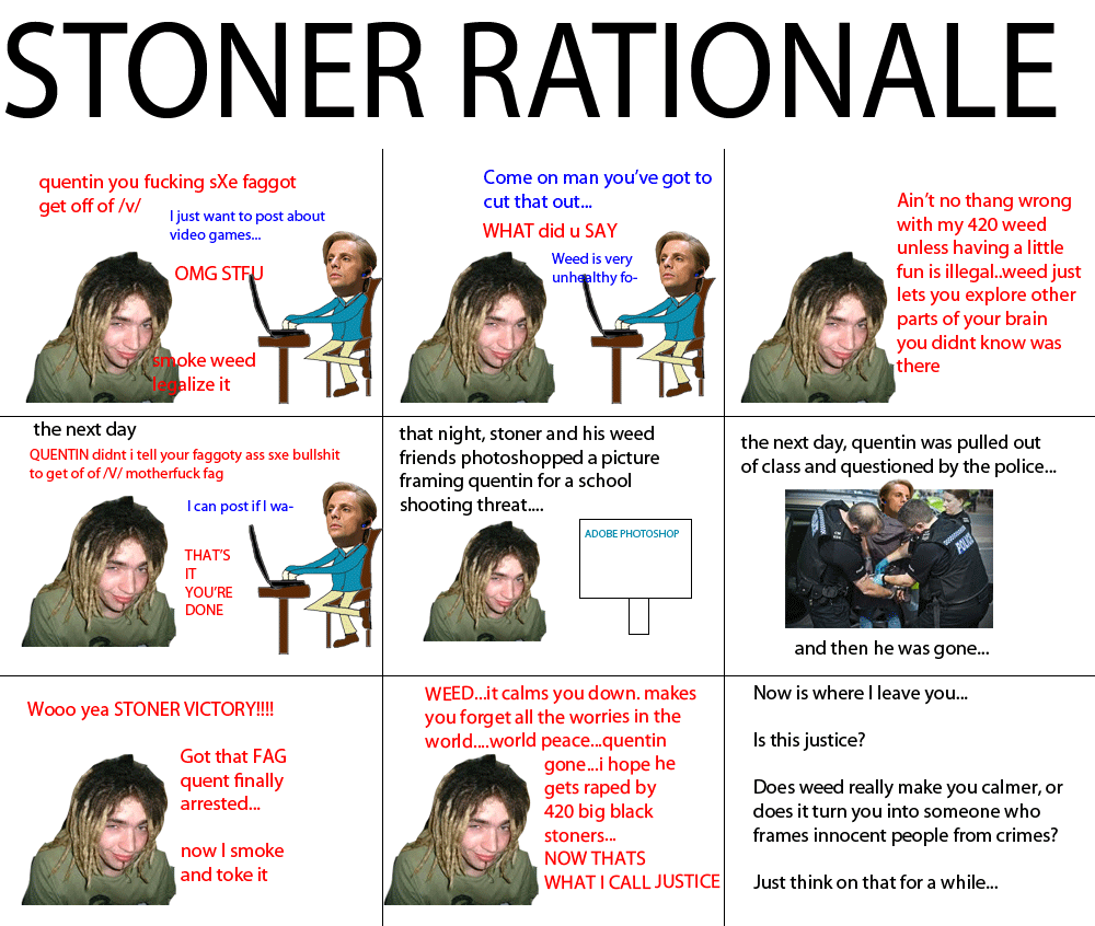 Stoner rationale | Calle Borjesson / Quentin | Know Your Meme