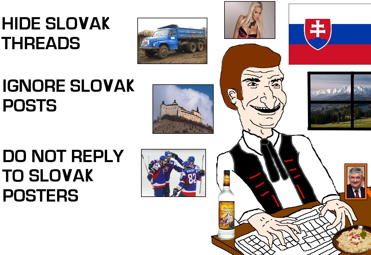 Hide Slovak threads ignore Slovak posts do not reply to Slovak posters ...