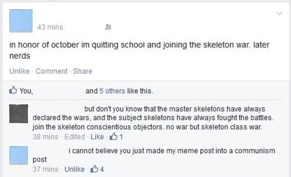 Skeleton Communism | Skeleton War | Know Your Meme