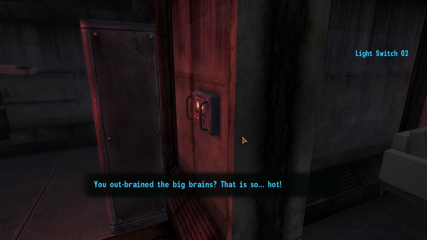 TFW one of your light switches flirts with you | Fallout | Know Your Meme