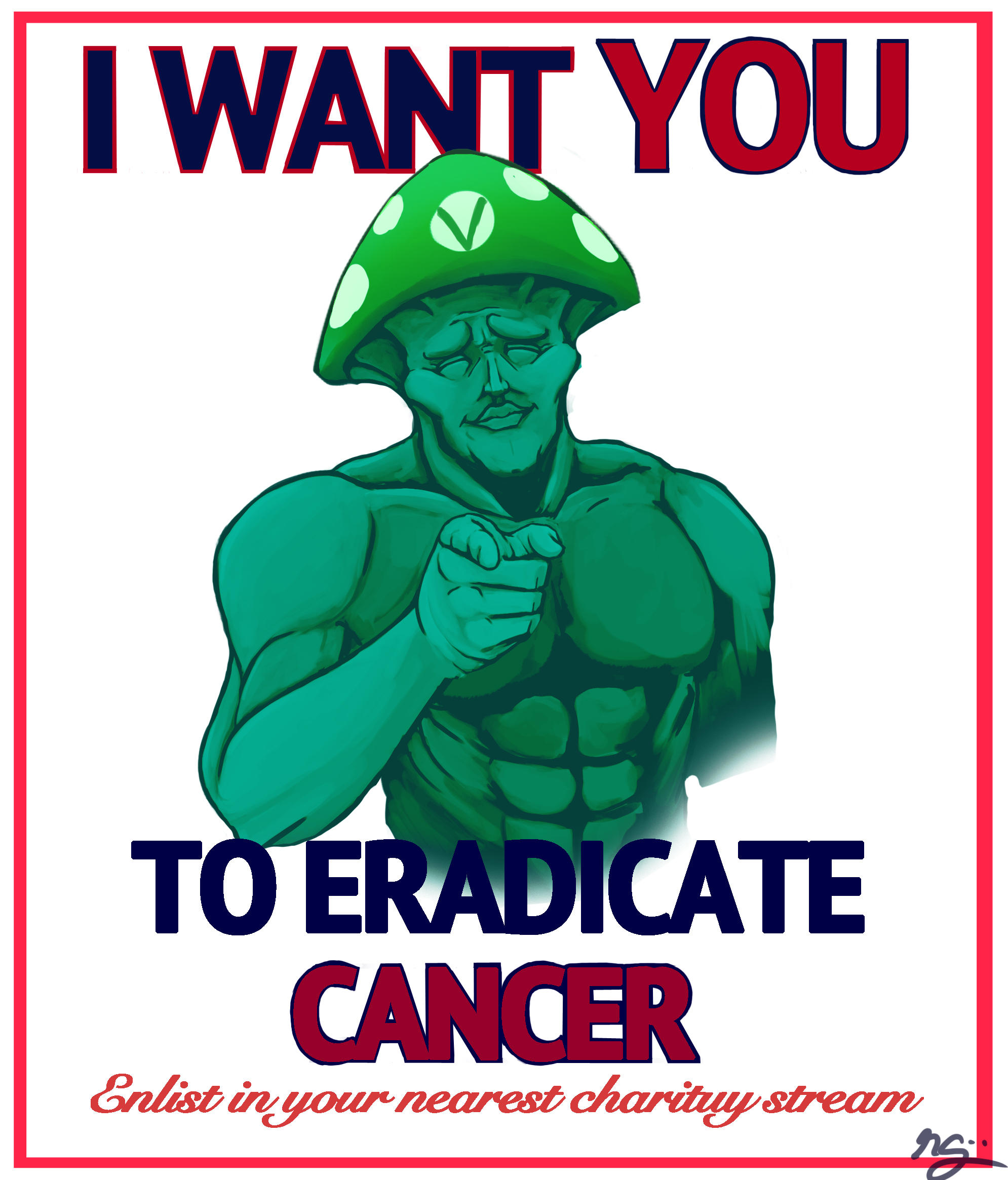 Charity Stream Poster | Vinesauce | Know Your Meme