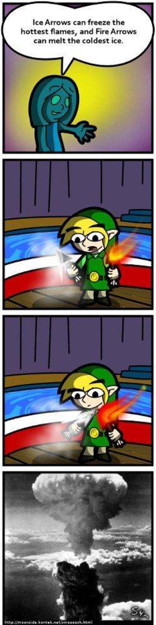 Don't cross the streams! Or arrowheads if you prefer... | The Legend of ...