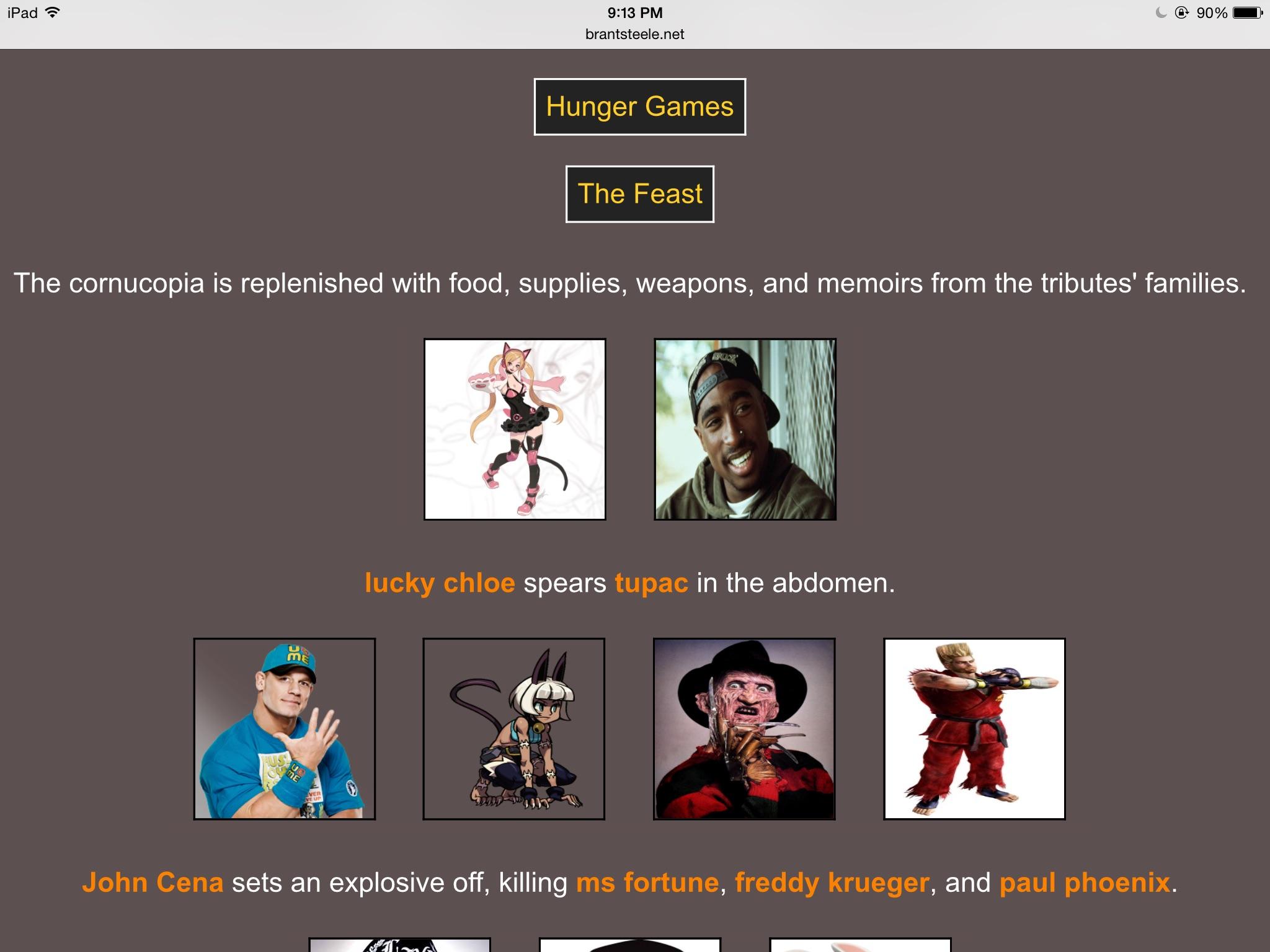 Hunger games sim moments 3 | Hunger Games Simulator | Know Your Meme