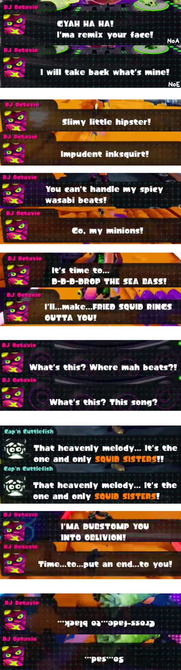 DJ Octavio Banter Regional Differences | Splatoon | Know Your Meme