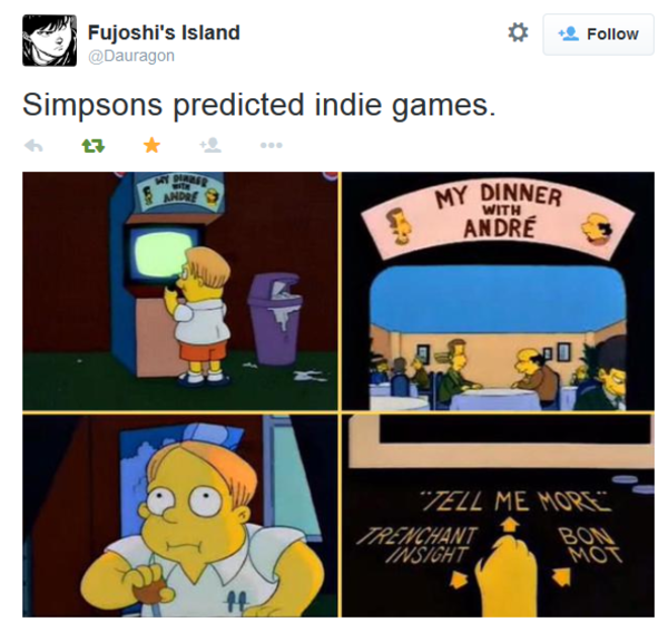 The Simpsons predict Indie Gaming | The Simpsons | Know Your Meme