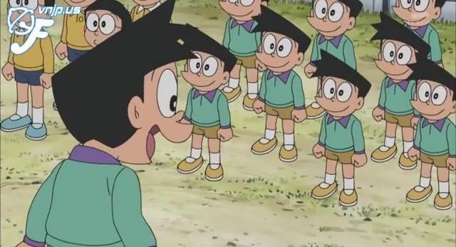 Suneo surveys his clones with glee. | Doraemon | Know Your Meme