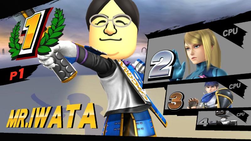 Mr. Iwata Mii in smash Bros. | Satoru Iwata | Know Your Meme