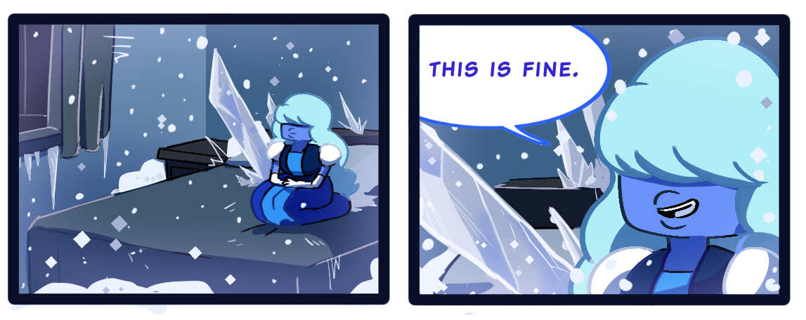 “She’s coming back, I’ve seen it” | This Is Fine | Know Your Meme